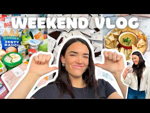 WEEKEND VLOG! Date Night, Shopping, Movie Night, GF/DF Grocery Haul, Making Peppermint Bark & More!