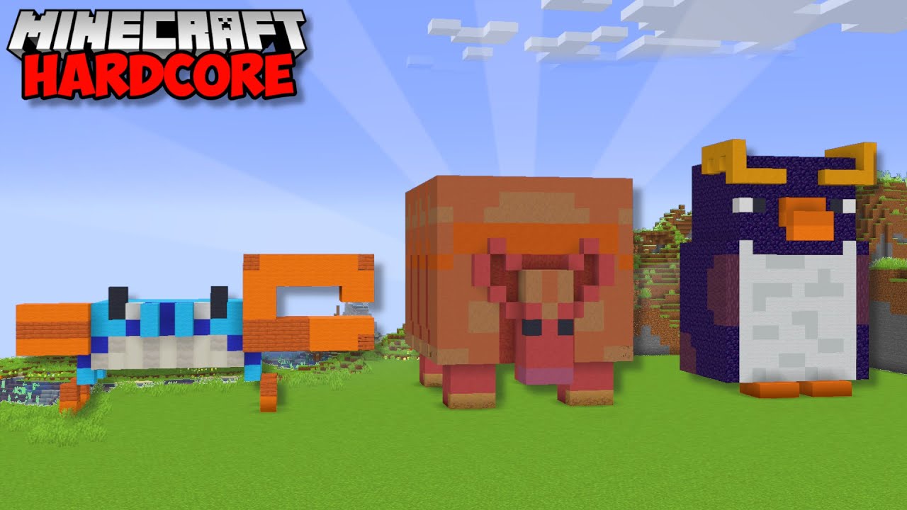I Built A CRAB, ARMADILLO, & PENGUIN in Minecraft 1.20 Hardcore (#89)