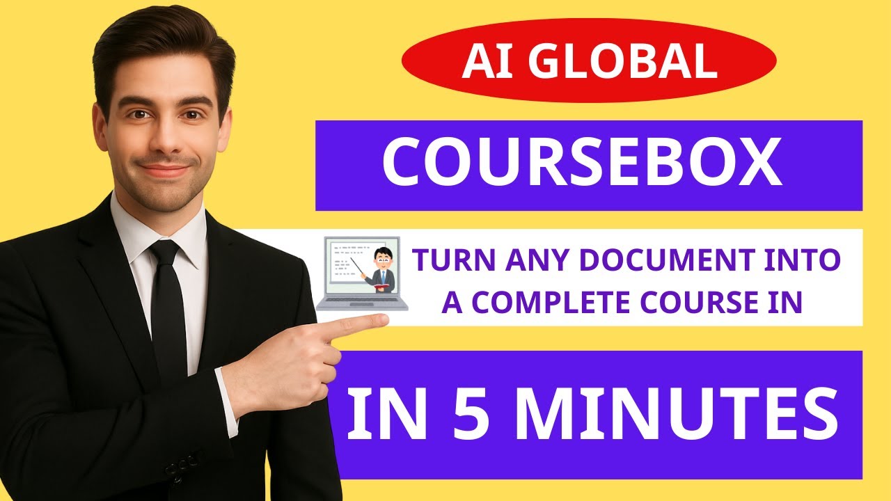 Coursebox AI Global | Turn Any Document Into a Complete Course in 5 Minutes