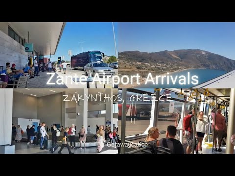 Zante Airport Arrivals : Greece