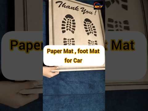 Car Paper Foot Mat - Paper Foot Mat for Car Latest Price, Manufacturers ...