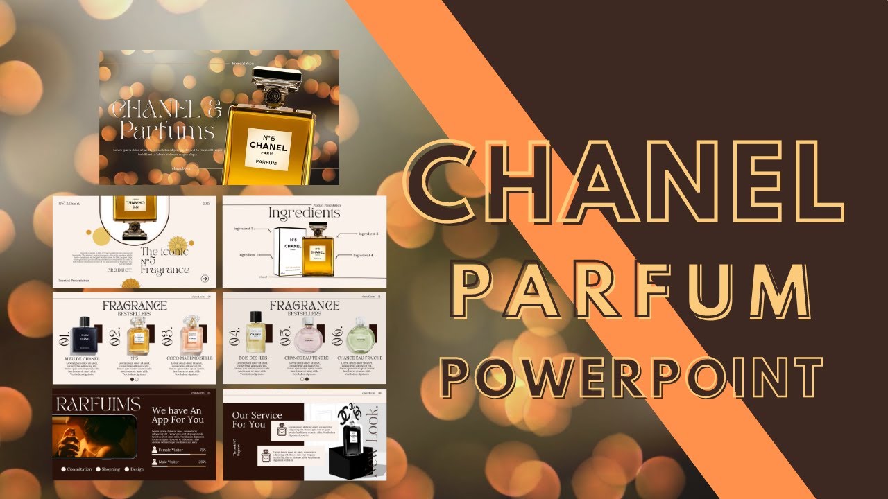 Chanel Parfums Theme PowerPoint Presentation 2023  |  TUTORIAL  |  FREE TEMPLATE