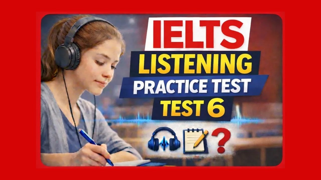 IELTS Listening Practice Test 6 (2025) - Full Test with Answers