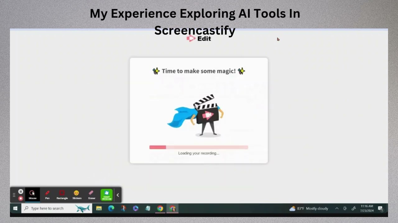 Exploring AI Tools  in Screencastify