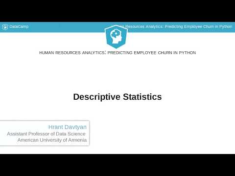 Python Tutorial: Descriptive Statistics