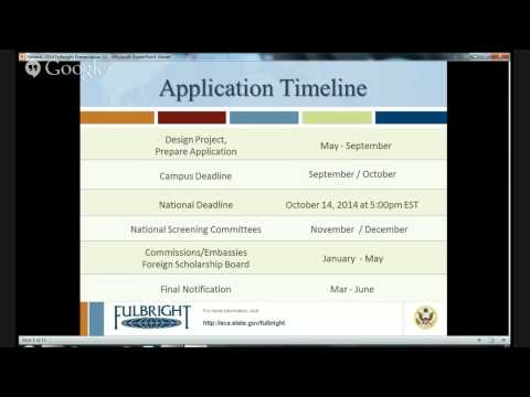Fulbright U.S. Student Program Information Session with Lee Rivers