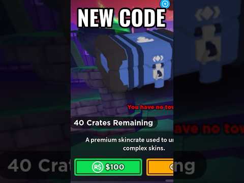 Redeem New Code for Free Premium crate! || TDS #roblox #tds #tdsevent #games #towerdefensesimulator