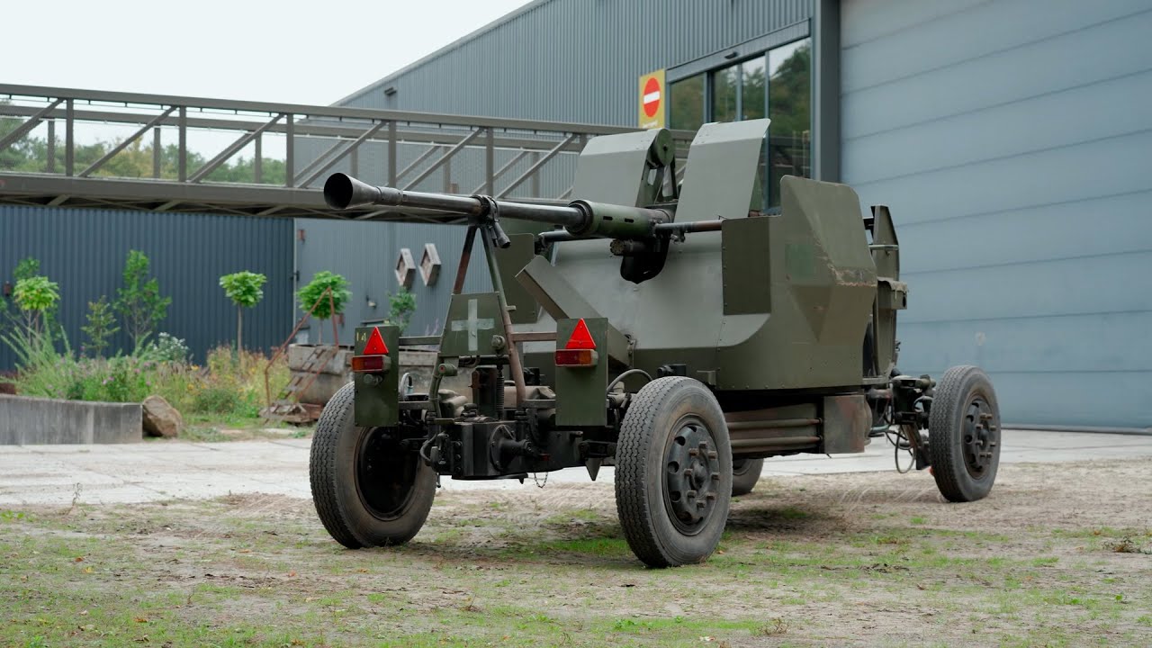 Now at Auction: Bofors 40mm L/70 AA Gun | Dutch Army Cold War Era | Tracks & Trade Winter 2025