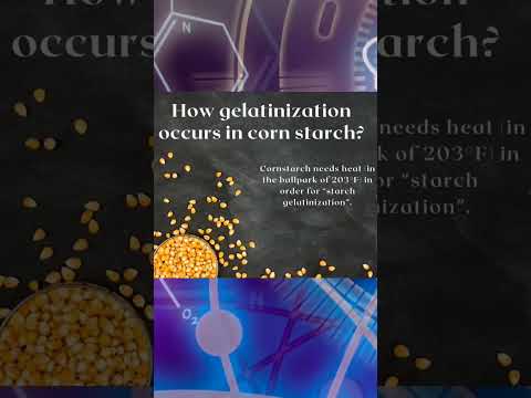 How gelatinization occurs in Starch #foodlovers #lutongbahay #foodchemistry
