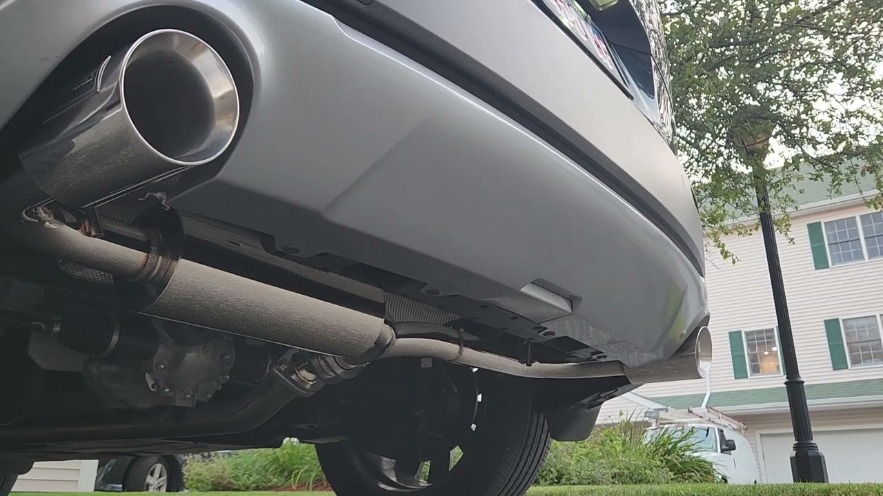 CX-50 CorkSport axle back exhaust warm start and revving.