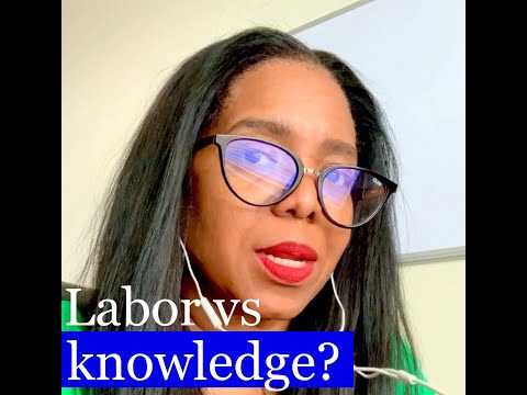 Labor vs Knowledge?