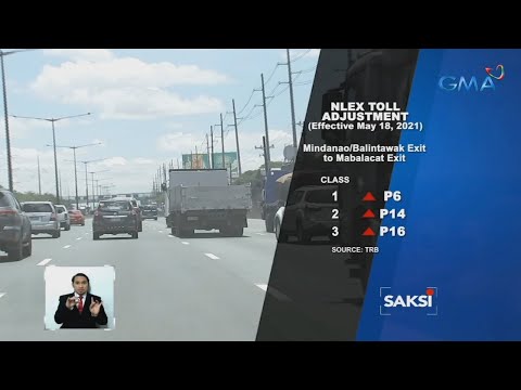 Toll sa NLEX, tataas nang 2% | Saksi