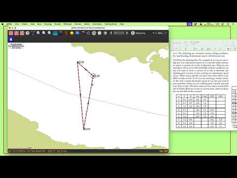 qtVlm Chart Plotting Part 13: Find CMG and SMG in a known current