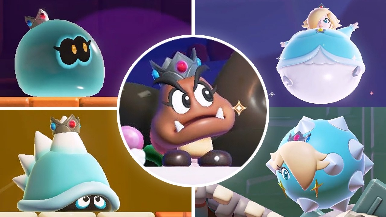 Super Mario Bros. Wonder DLC - All Rosalina Transformations