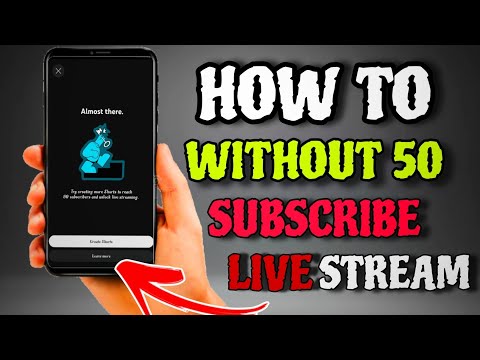 Live Stream on YouTube Without 50 Subscribers |How to Go Live on YouTubeWith O Subscribers