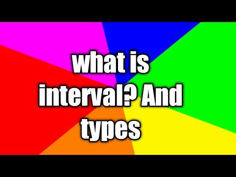 what is interval? and their types with easy concept Hindi / Urdu