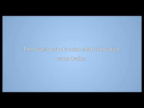 Sump Meaning