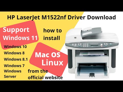 HP LaserJet M1522nf Download and Setup Windows 11 Windows 10, Mac 13, Mac 12