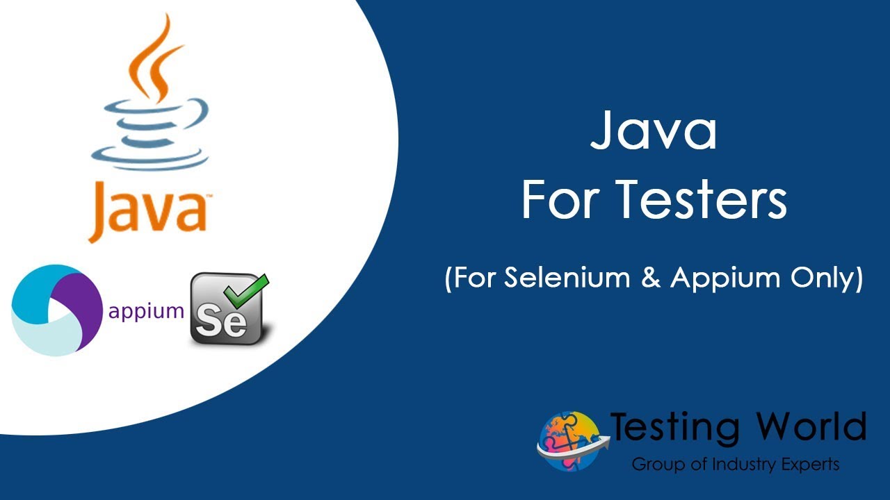 Java for Software Testers(for Appium and Selenium) : Session 3 : Variables and Constants