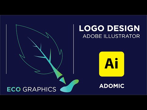 Logo design full process explained | Adobe Illustrator | Eco Graphics