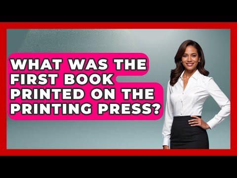 What Was The First Book Printed On The Printing Press? - Anecdotes in Quotation