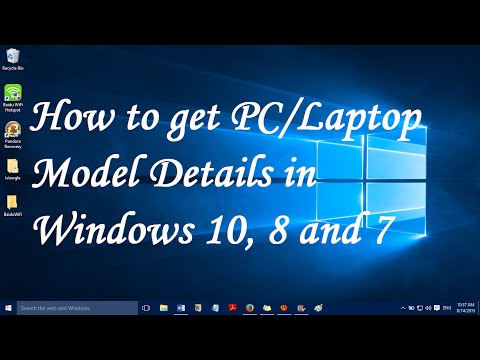 How to get Computer model details in Windows 10, 8 and 7