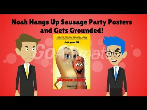 Noah Hangs Up Sausage Party Posters and Gets Grounded