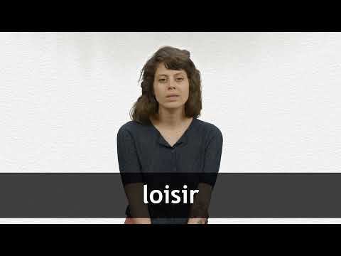 English Translation of “LOISIR” | Collins French-English Dictionary
