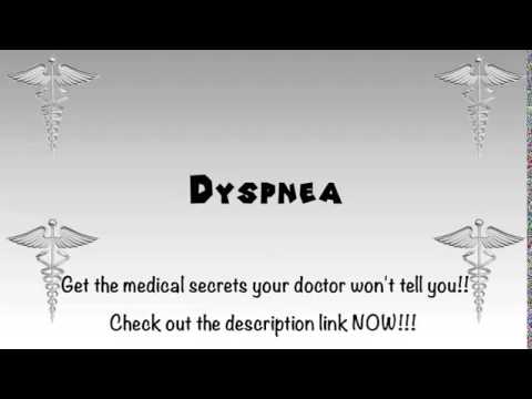 How to Say or Pronounce Dyspnea YouTube
