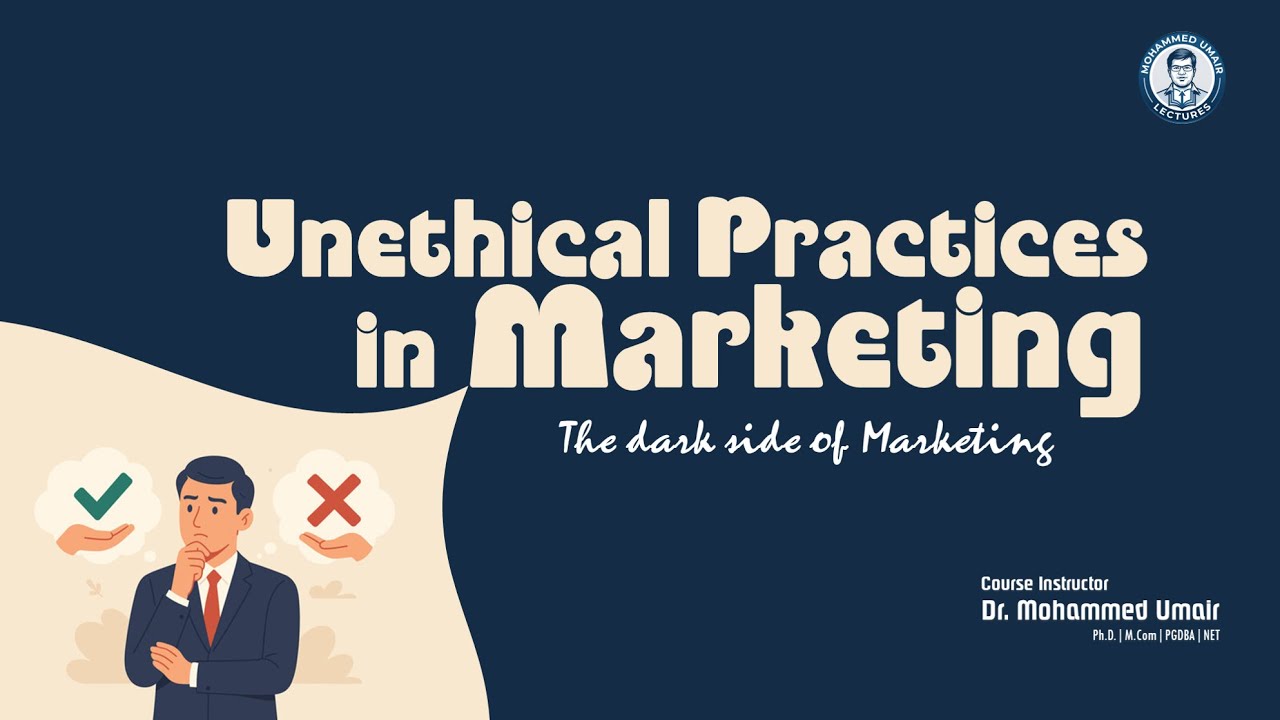 Unethical Marketing - Part 1