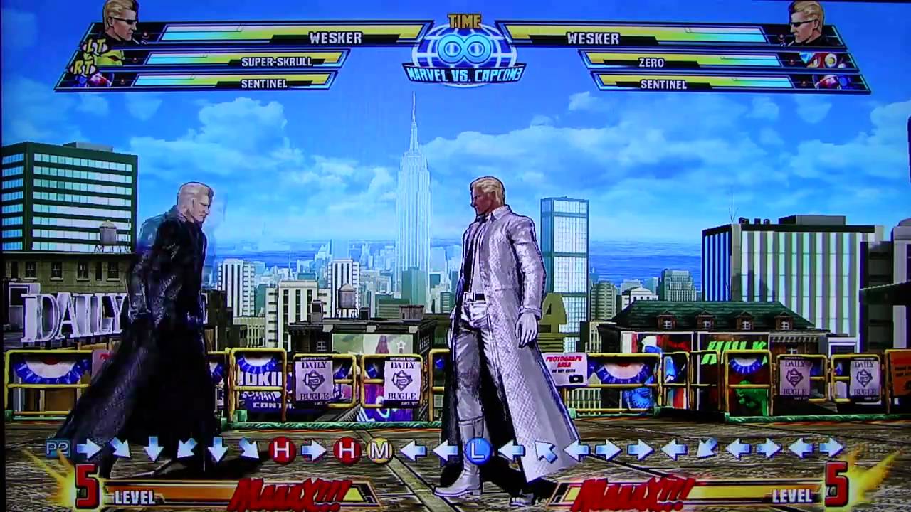 MvC3 Wesker Basics Tutorial pt1