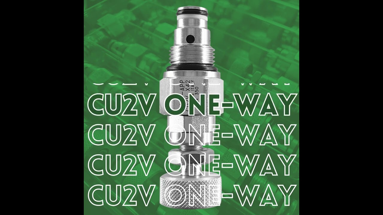 The CU2V unidirectional flow control valve SAE8/2 in the packaging line!