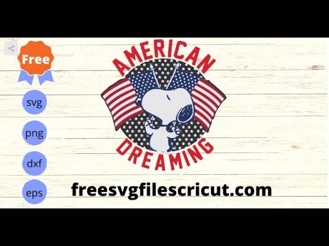 Free American Svg, American Flag Svg, Peanuts Snoopy Svg