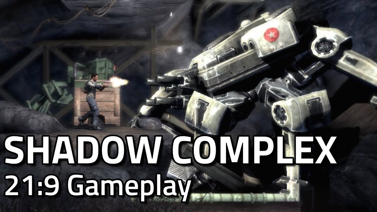 Shadow Complex Remastered - 21:9 Ultrawide Gameplay