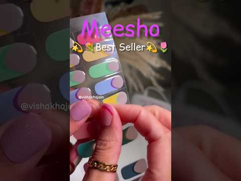 nail extension... meesho haul #meesho #nailcare #nailart #nails