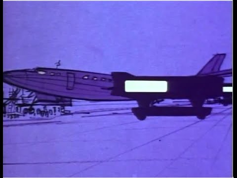 Washington Dulles IAD Mobile Lounge Concept Video from 1958