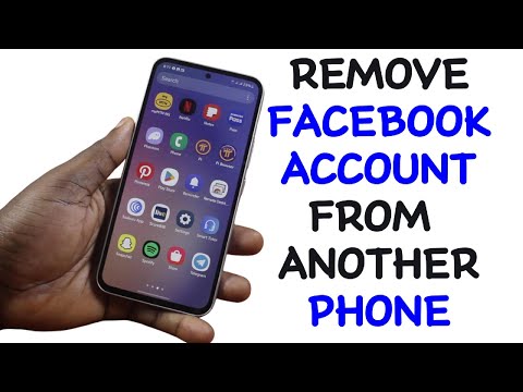 How to Remove Facebook Account from Another Phone