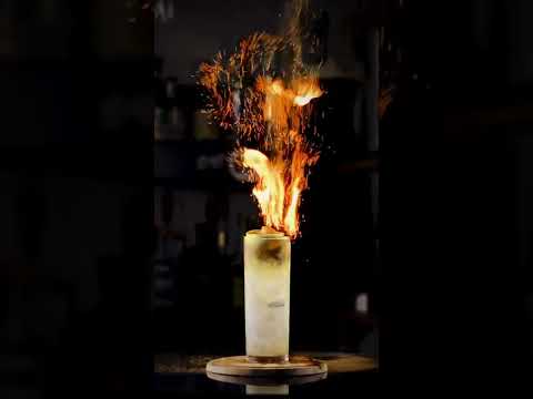 to learn with craft cocktails, lighting cinnamon on fire over your drink has got to be the one!