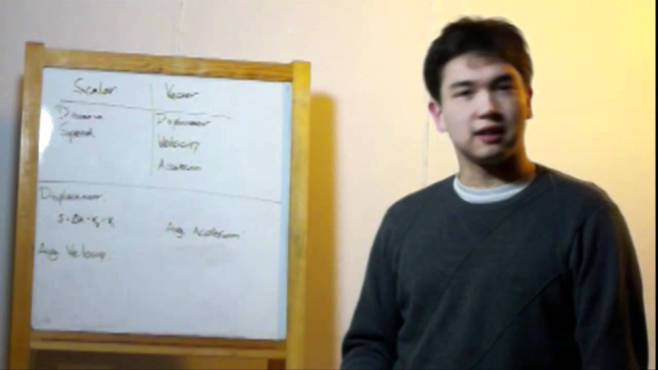 01 - Vector and Scalar Quantities and Basic Kinematics