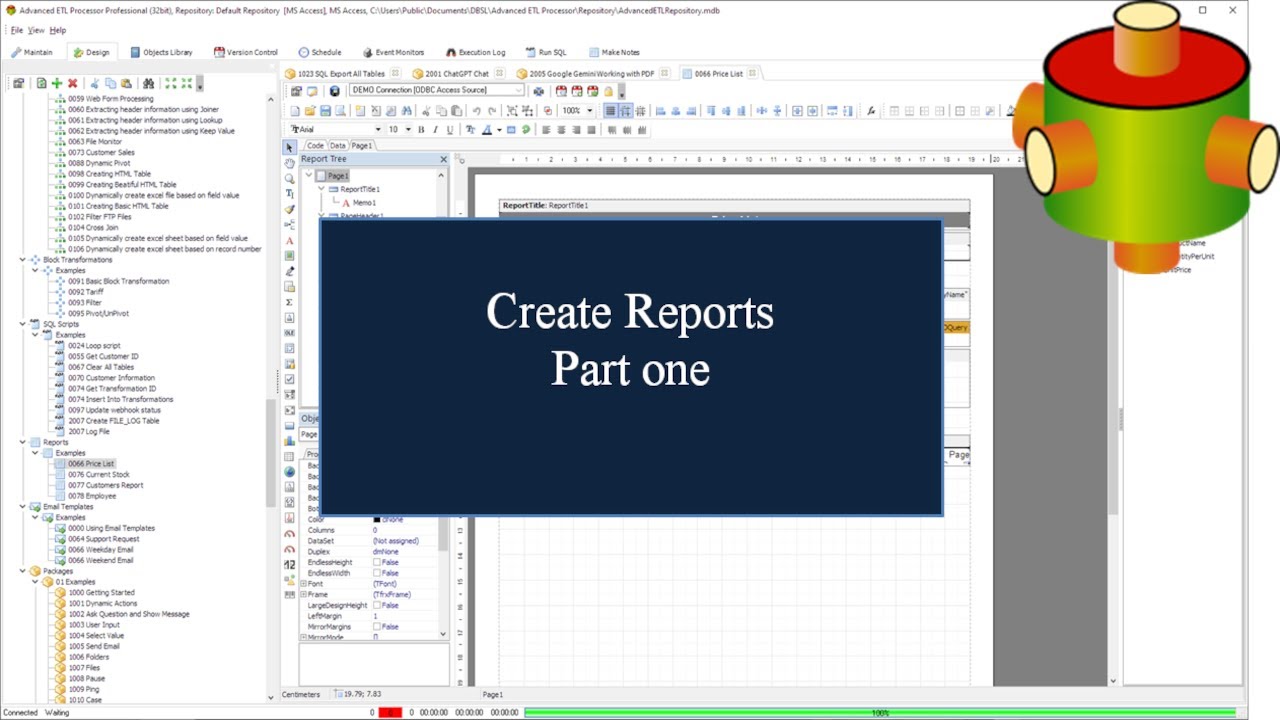 Working With Reports Part One | Advanced ETL Processor Tutorial 🎥