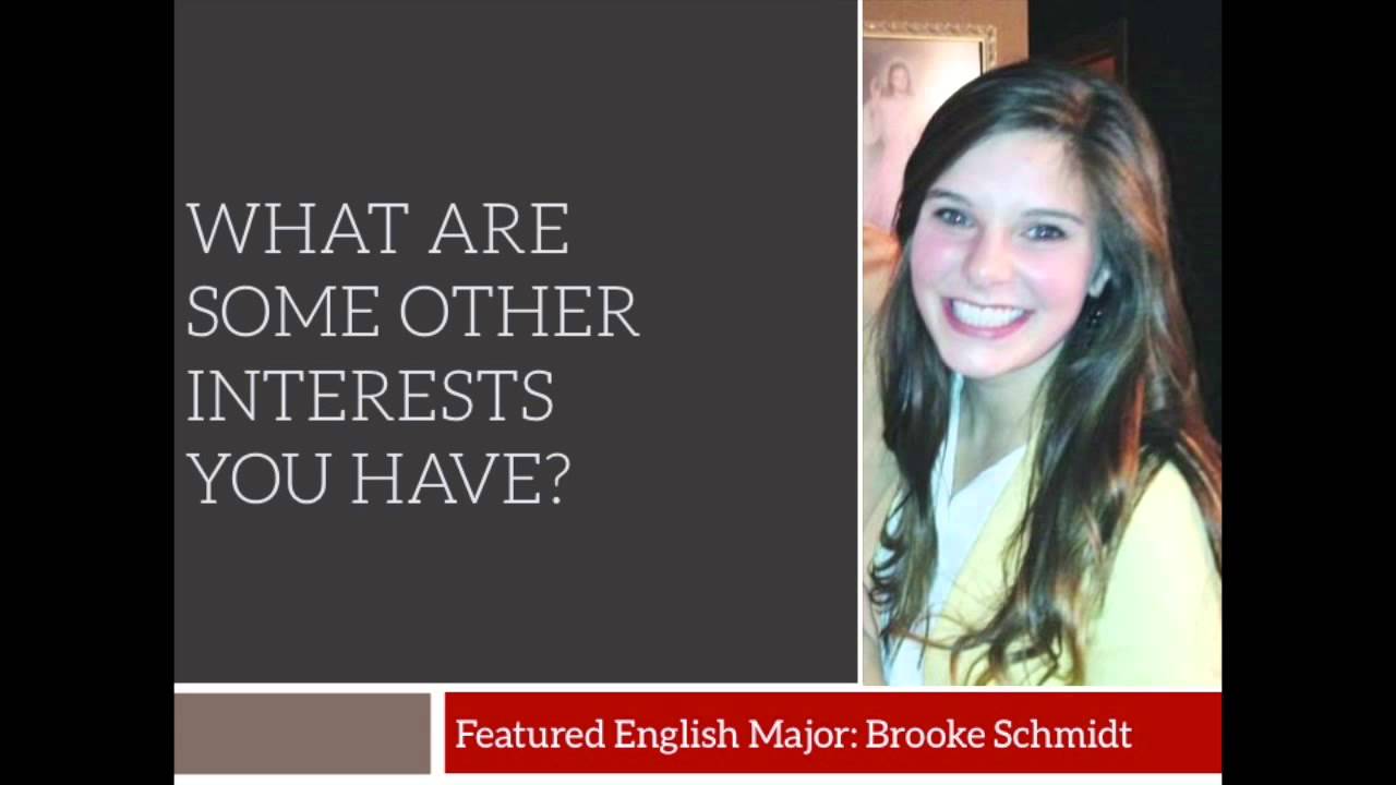 Brooke Schmidt, USD English Major