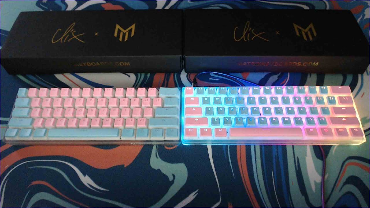 New Clix X Matrix Keyboard Unboxing! *Blue Switches and Silver Speed Switches*