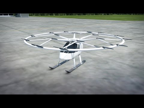 Flying taxi performs first test flight at an international airport