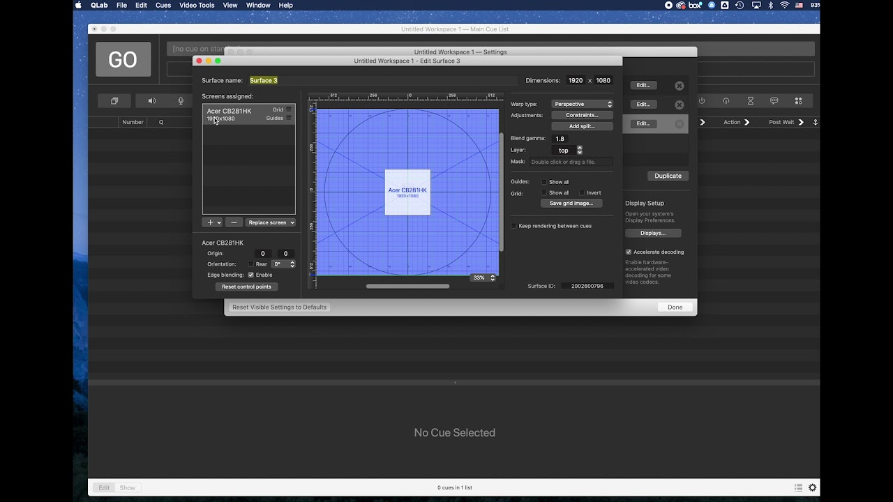 QLab Tutorial: video set up