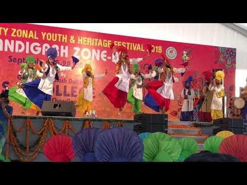 S.D college sec-32 chd | BHANGRA | YOUTH FESTIVAL 2018 | ZONE-A | WINNER 1st POSITION |