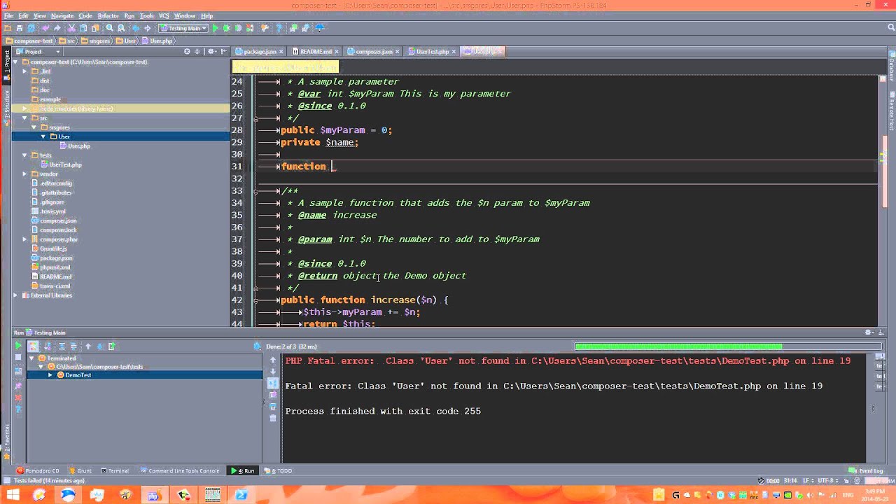 PHP TDD in PHPStorm - Making Our First Unit Test Pass