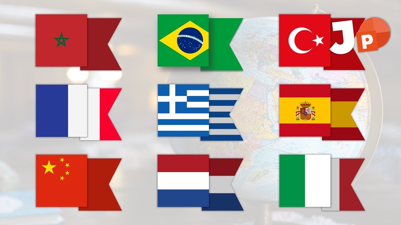 How To Make Professional Flags In PowerPoint | Tutorial