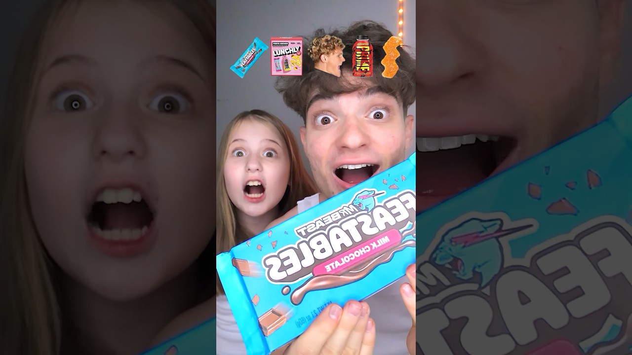 Giant YouTuber Food ASMR With My Little Sister!??🤤