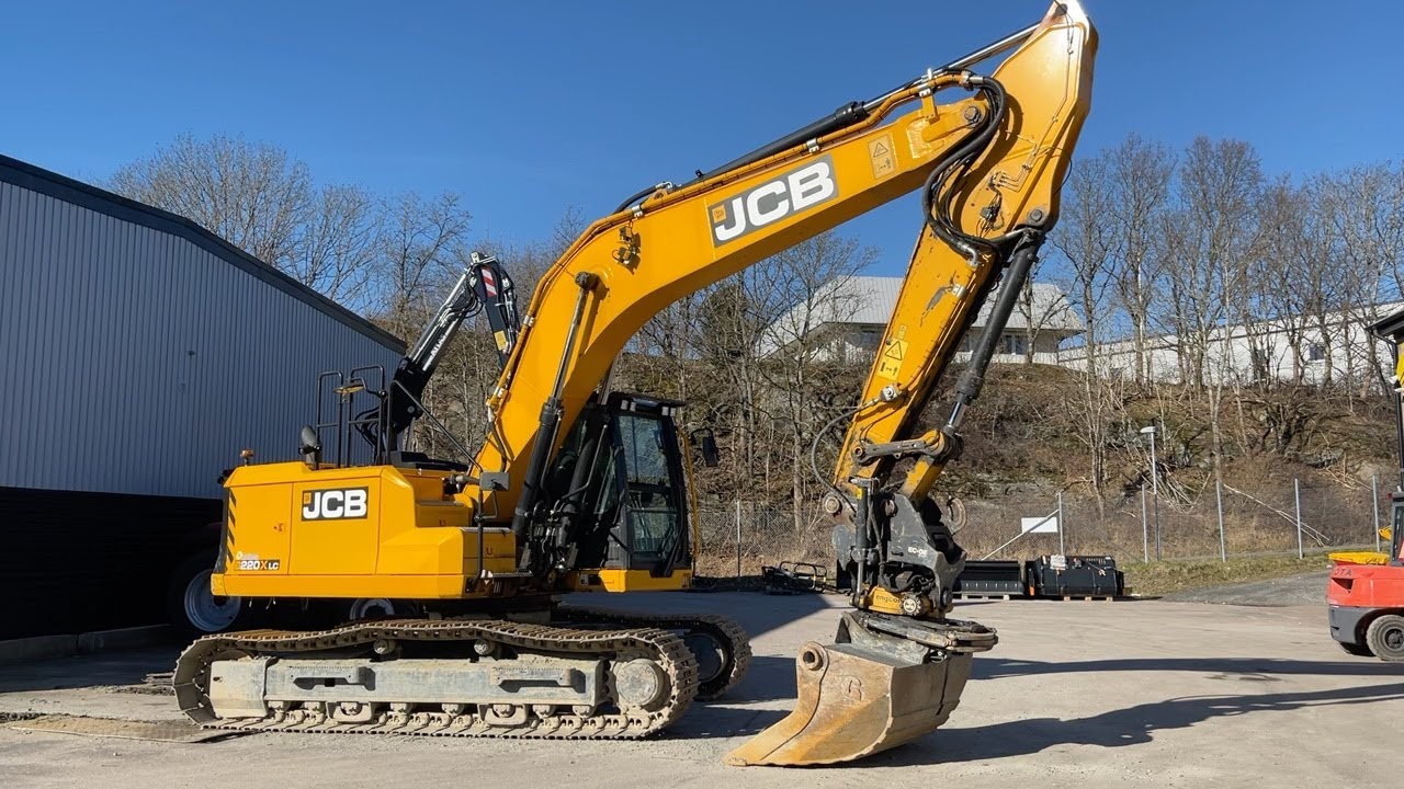 Grävmaskin JCB 220X L 4F, Kungälv, Klaravik auktioner