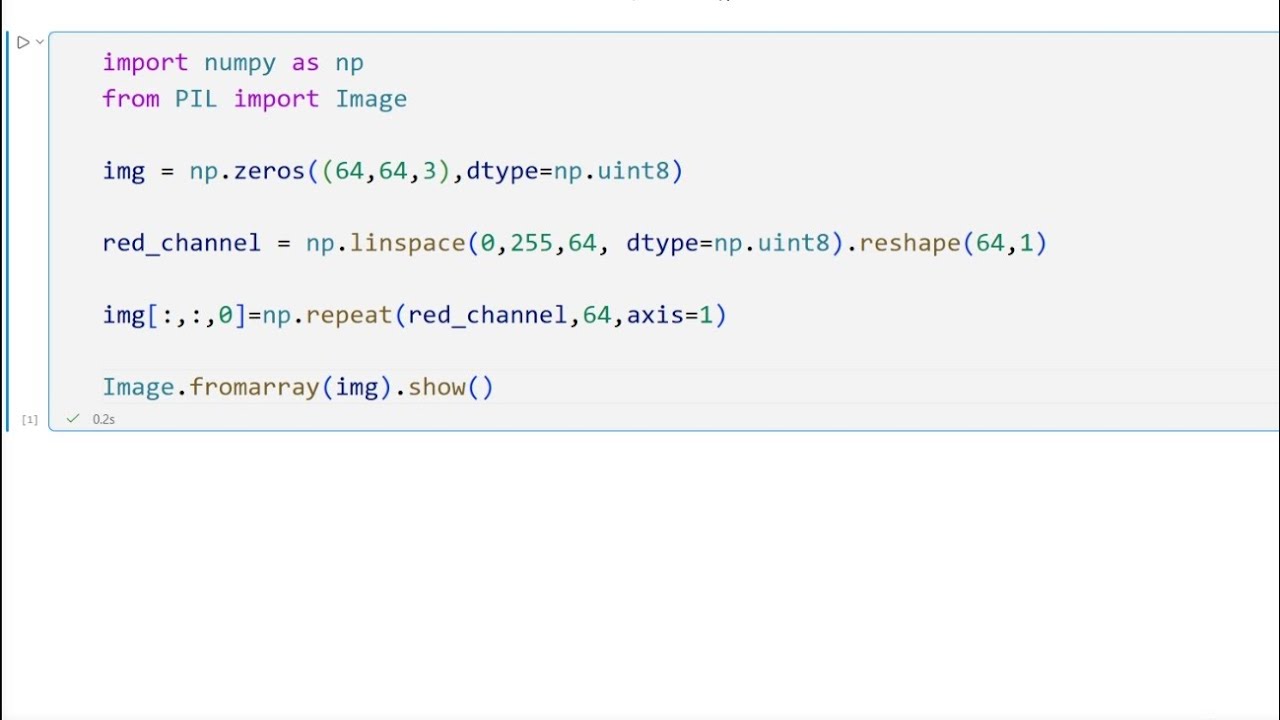 How to Create Gradient Image using NumPy (Simple & Easy)